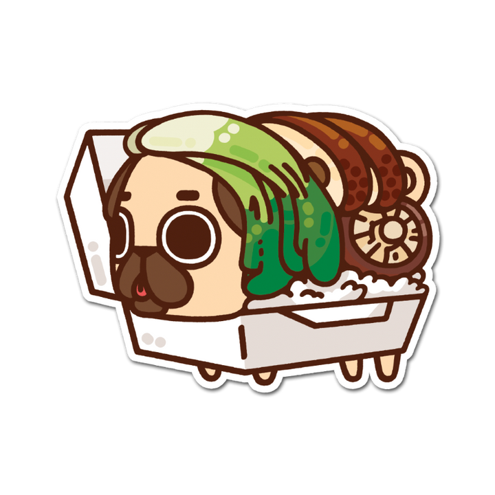 Puglie Pug Stickers – Puglie Mart