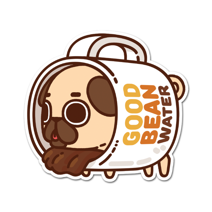 Puglie Pug Stickers – Puglie Mart