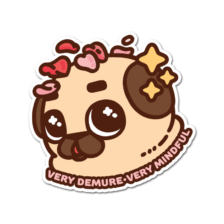 Puglie Pug Stickers – Puglie Mart