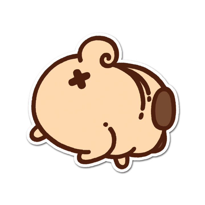 Puglie Pug Stickers – Puglie Mart