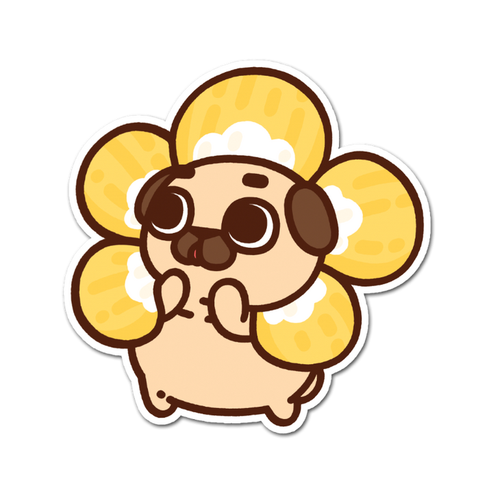 Puglie Pug Stickers – Puglie Mart