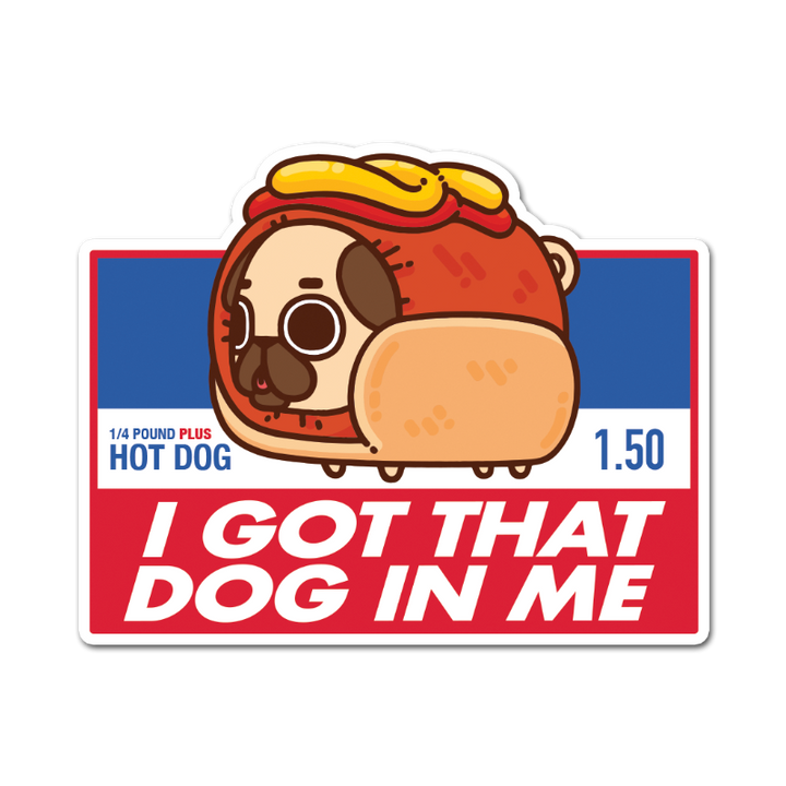 Puglie Pug Stickers – Puglie Mart