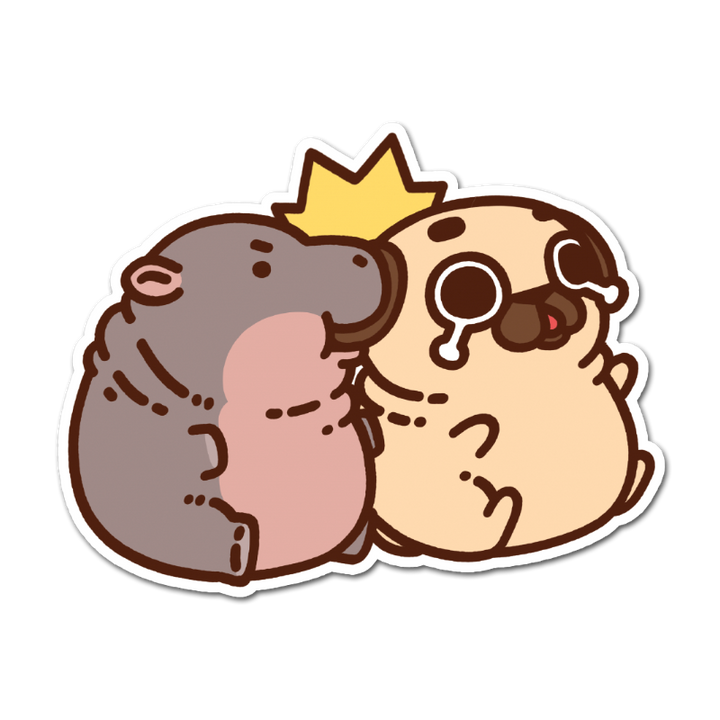 Puglie Pug Stickers – Puglie Mart