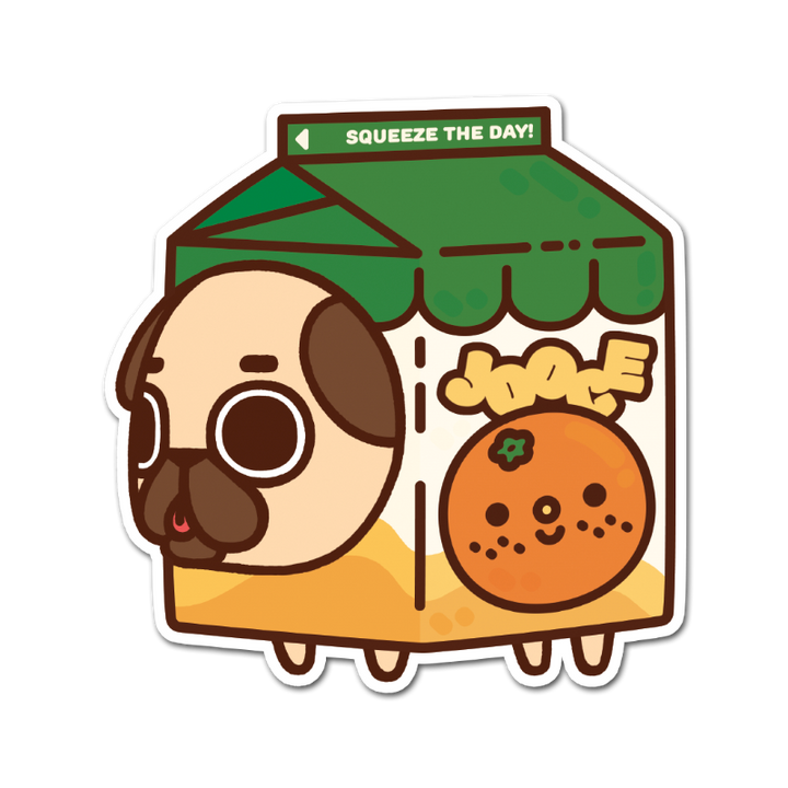 Puglie Pug Stickers – Puglie Mart