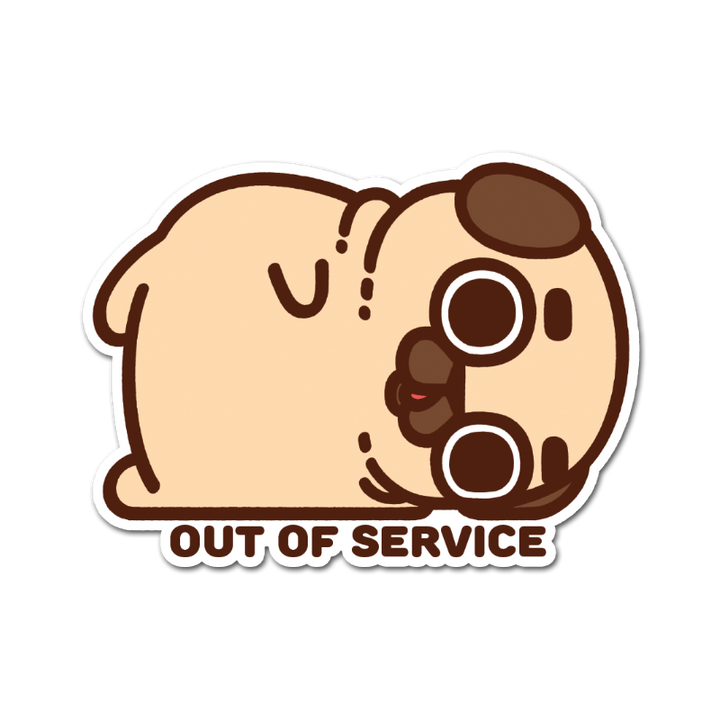 Puglie Pug Stickers – Puglie Mart