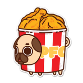 Puglie Pug Stickers – Puglie Mart