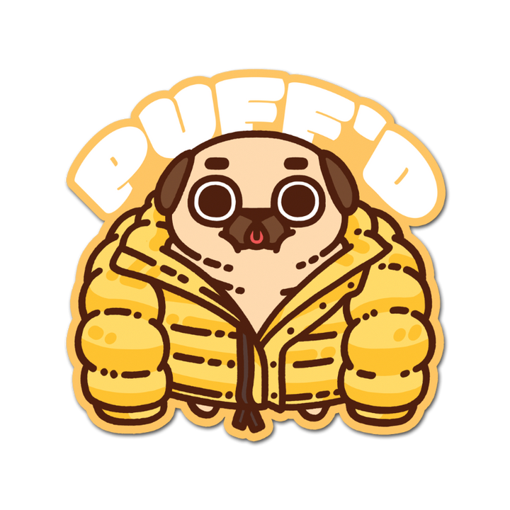 Puglie Pug Stickers – Puglie Mart