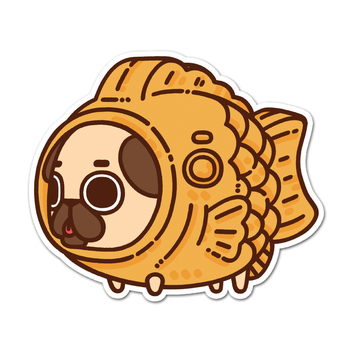 Puglie Pug Stickers – Puglie Mart